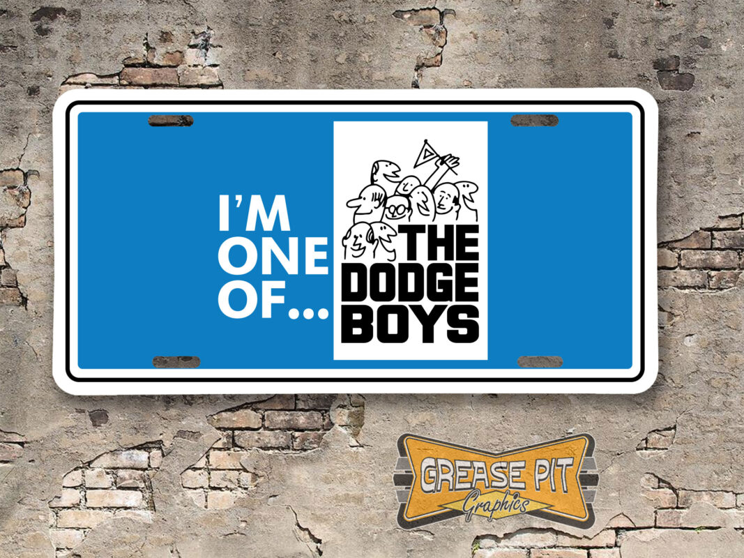 Dodge License Plates Archives - Grease Pit Graphics